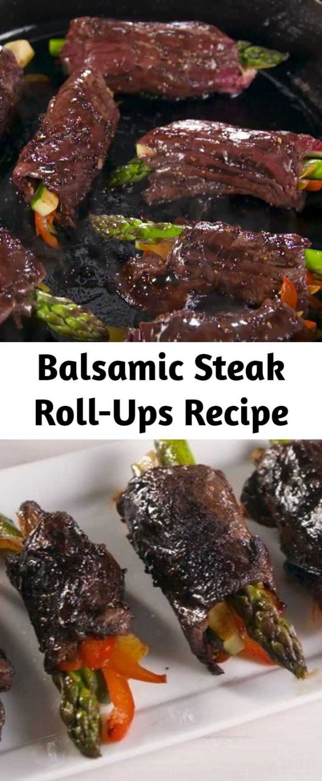 Balsamic Steak Roll-Ups Recipe - Mom Secret Ingrediets