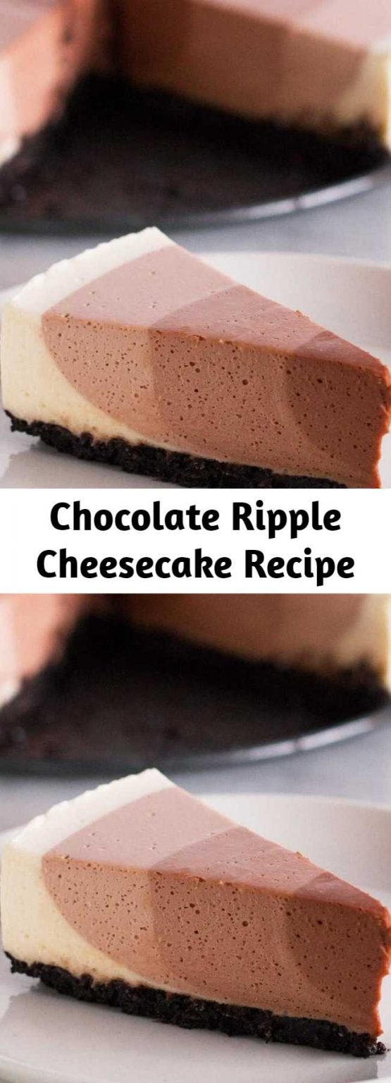 Chocolate Ripple Cheesecake Recipe - Mom Secret Ingrediets