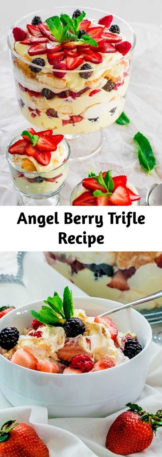 Angel Berry Trifle Recipe - Mom Secret Ingrediets