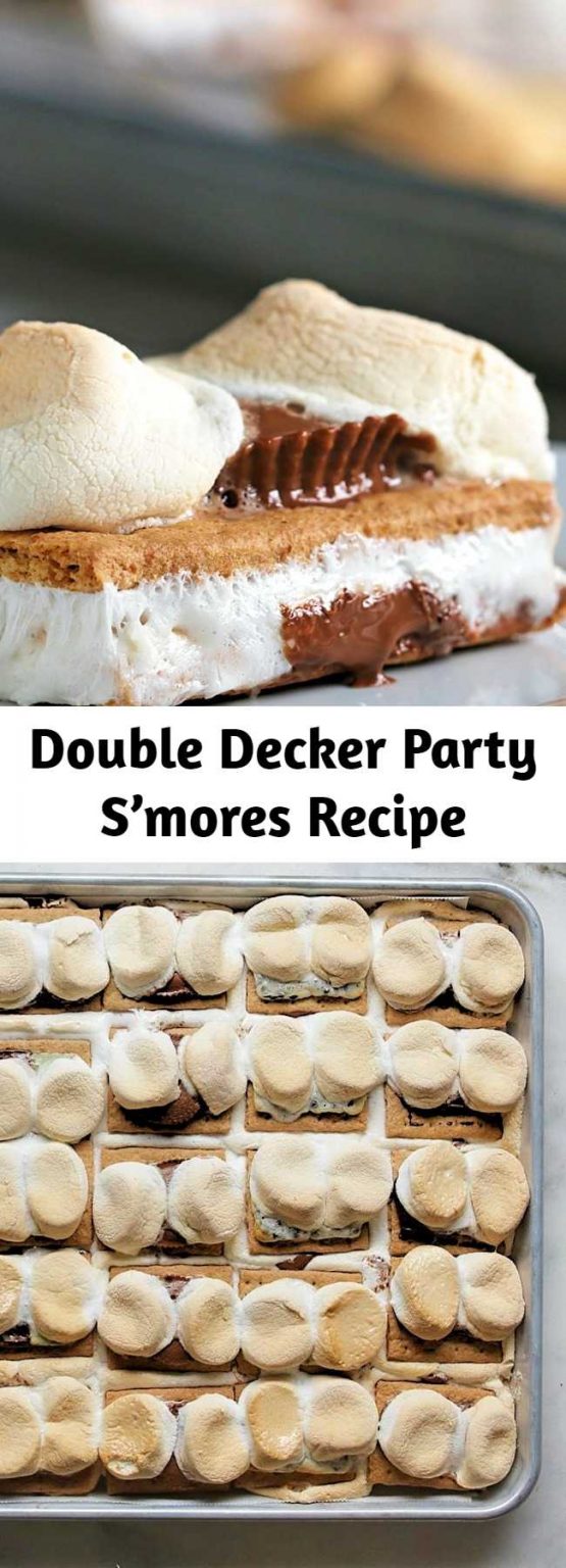 Double Decker Party S’mores Recipe - Mom Secret Ingrediets