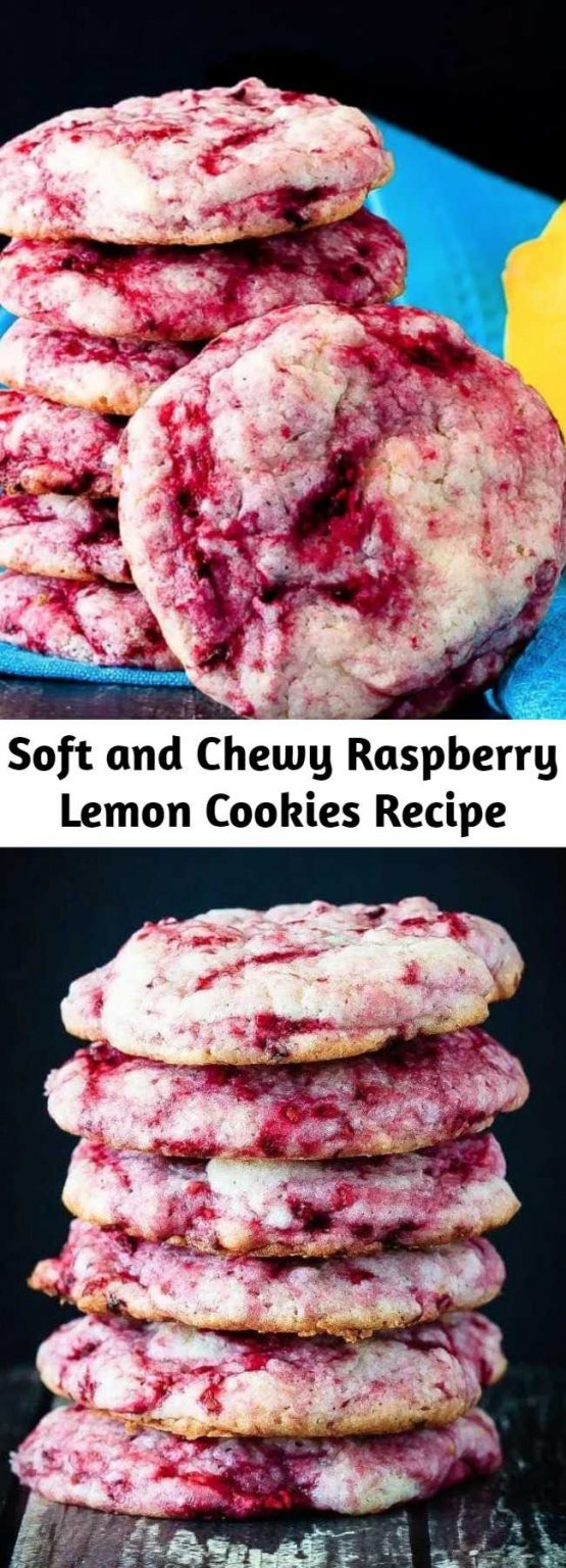 Soft and Chewy Raspberry Lemon Cookies Recipe – Mom Secret Ingrediets