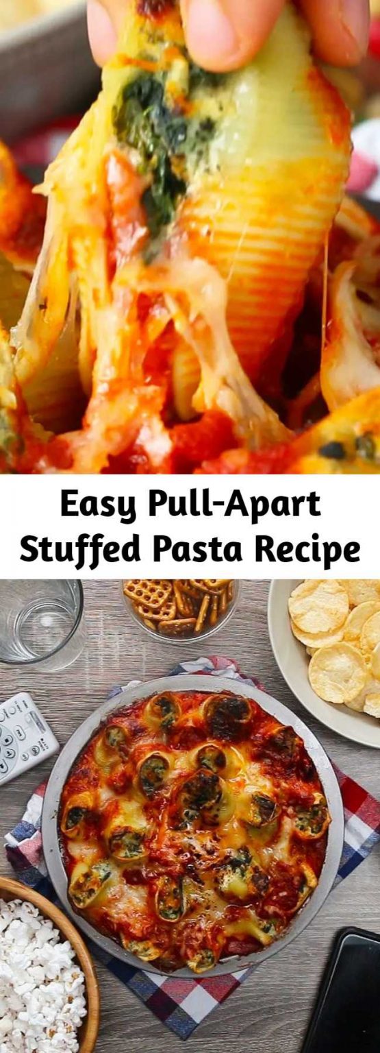 Easy Pull-Apart Stuffed Pasta Recipe - Mom Secret Ingrediets