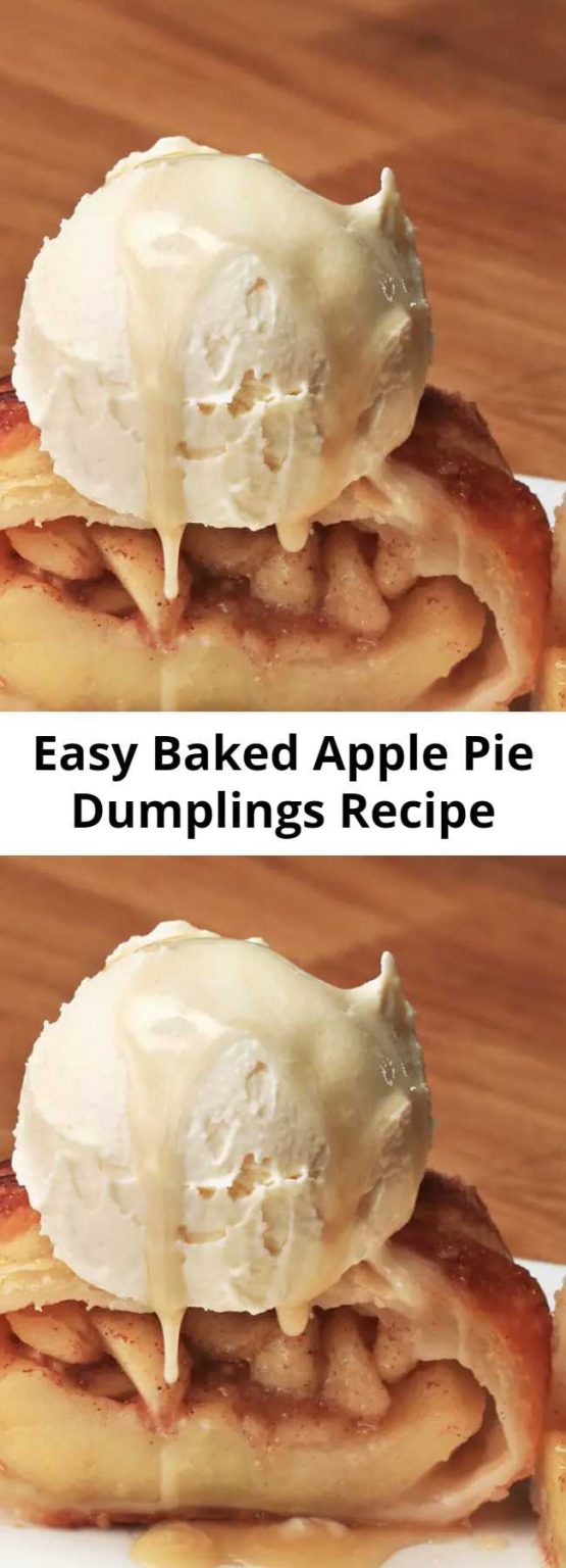 Easy Baked Apple Pie Dumplings Recipe - Mom Secret Ingrediets