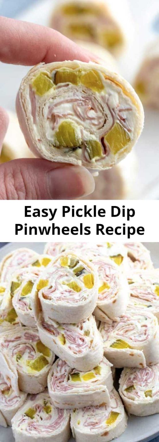 Easy Pickle Dip Pinwheels Recipe - Mom Secret Ingrediets