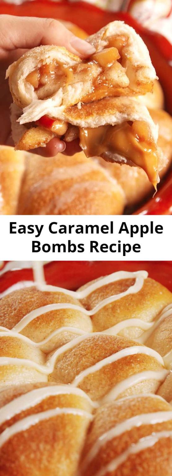 Easy Caramel Apple Bombs Recipe - Mom Secret Ingrediets