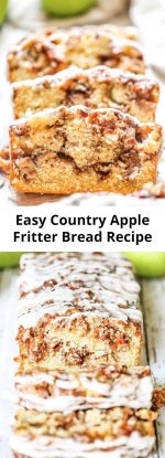 Easy Country Apple Fritter Bread Recipe - Mom Secret Ingrediets