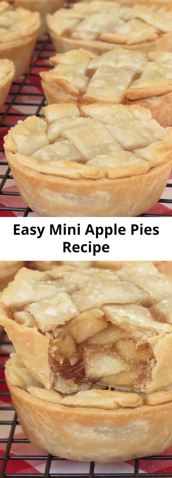 Easy Mini Apple Pies Recipe - Mom Secret Ingrediets