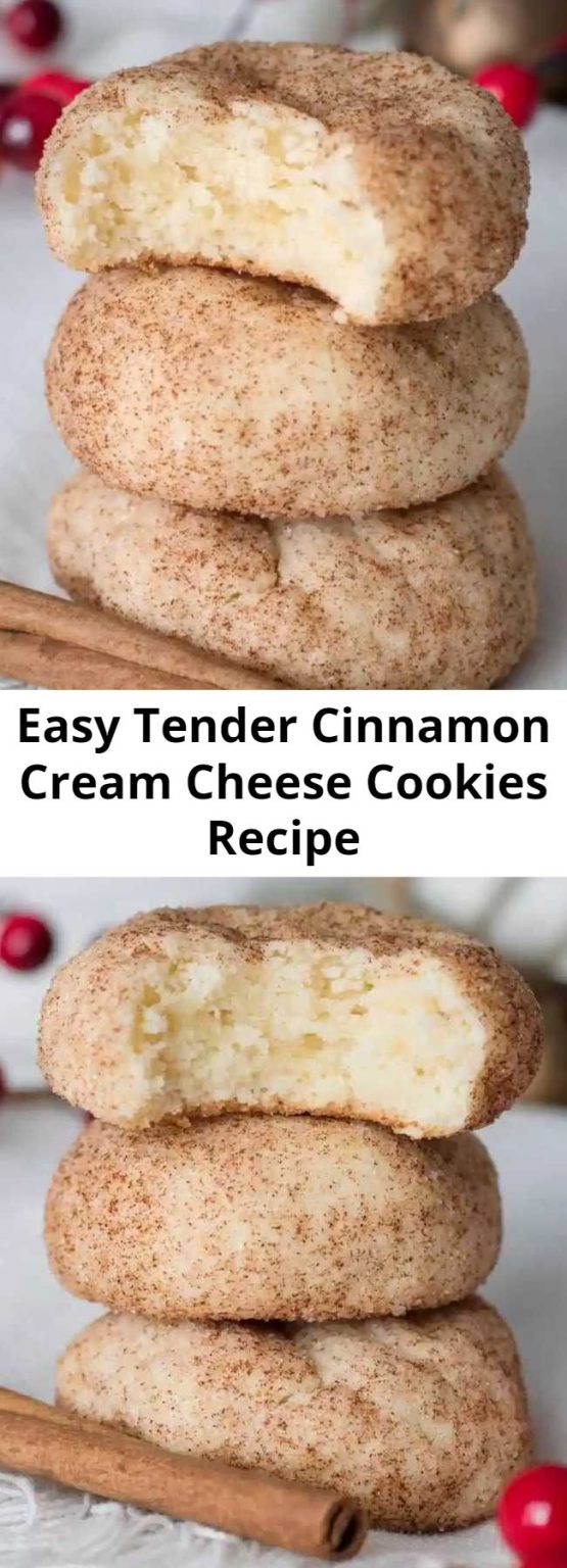 Easy Tender Cinnamon Cream Cheese Cookies Recipe - Mom Secret Ingrediets