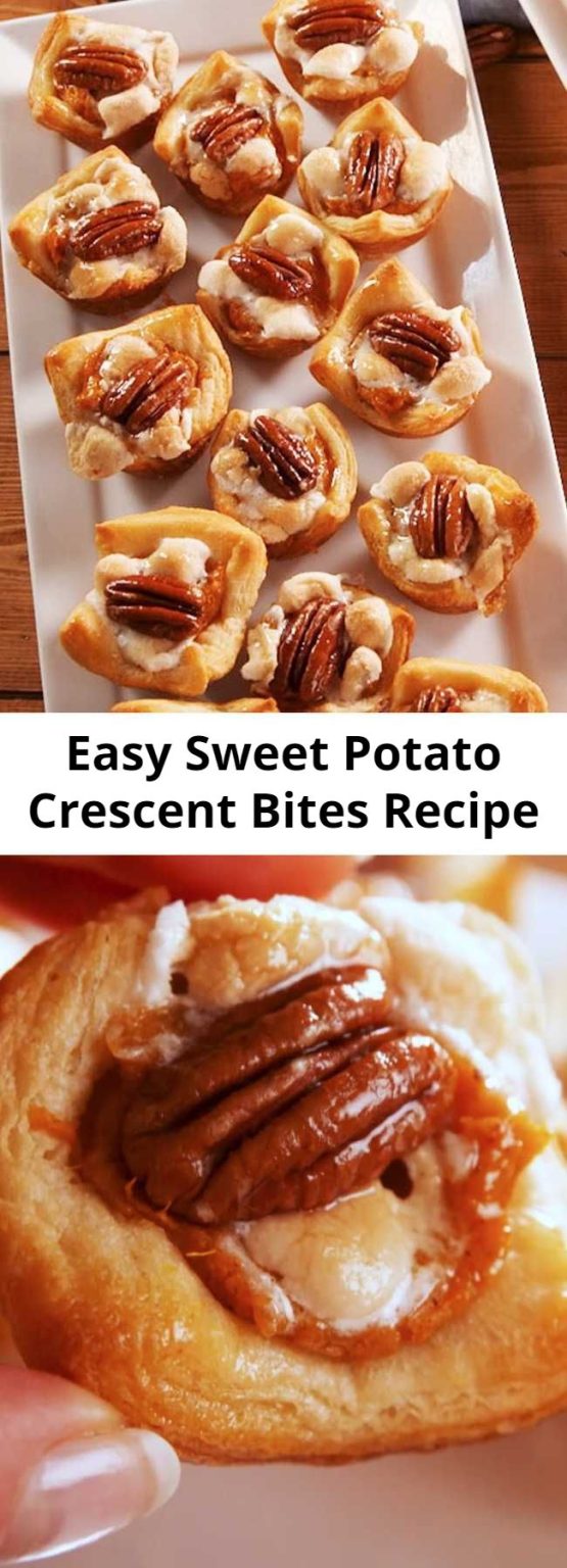 Easy Sweet Potato Crescent Bites Recipe - Mom Secret Ingrediets