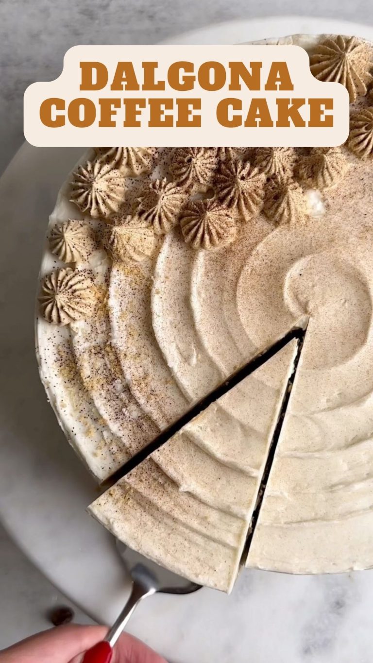 Dalgona Coffee Cake - Mom Secret Ingrediets