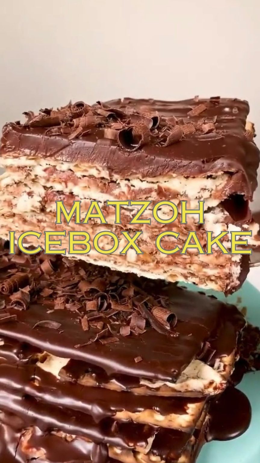 Matzoh Icebox Cake – Mom Secret Ingrediets