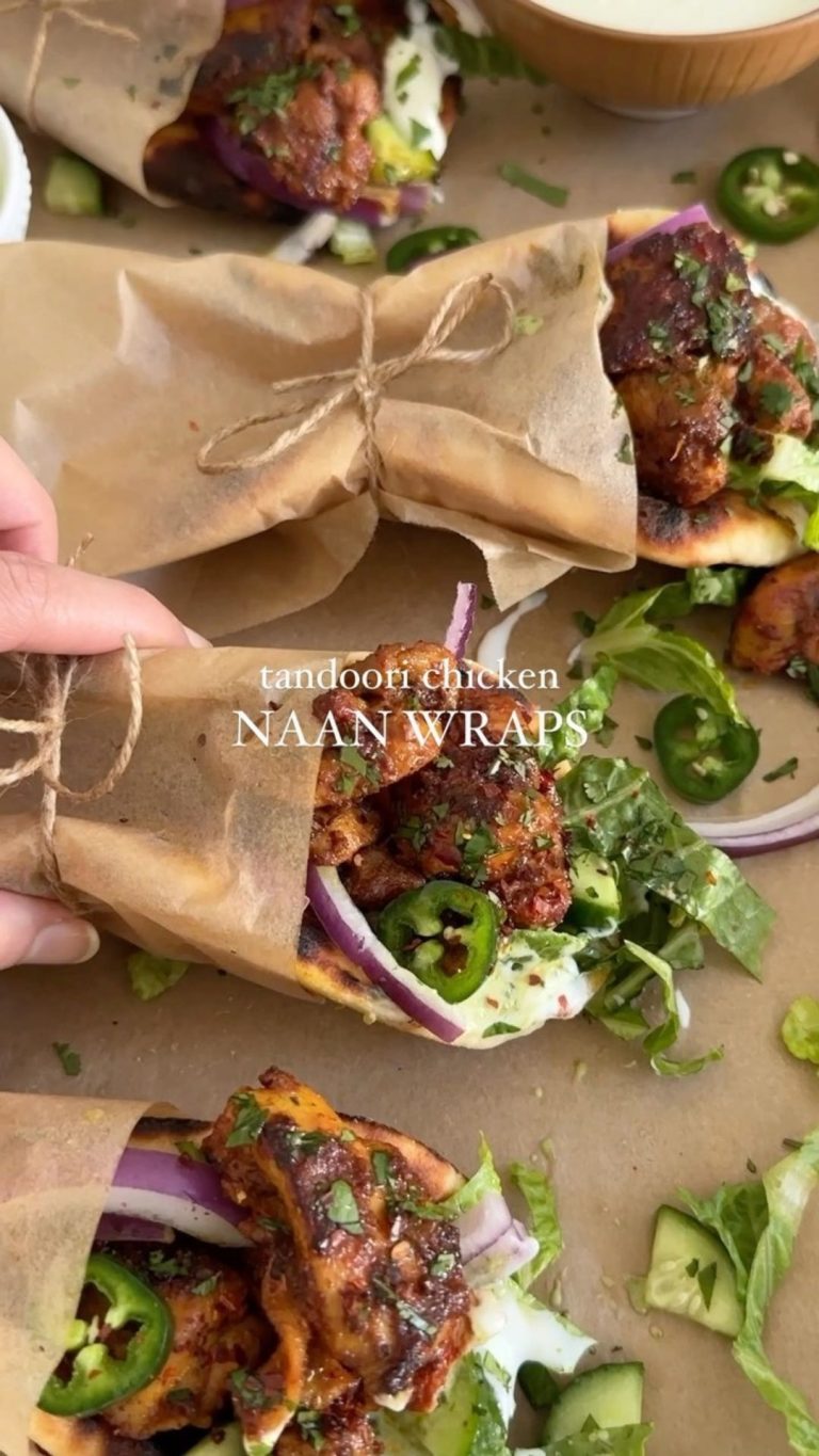 Tandoori Chicken Naan Wraps – Mom Secret Ingrediets
